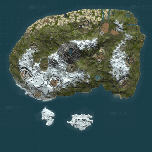 Volcano Island - Maps - WeOxide Marketplace ¬ Rust Custom Maps ¬ ...